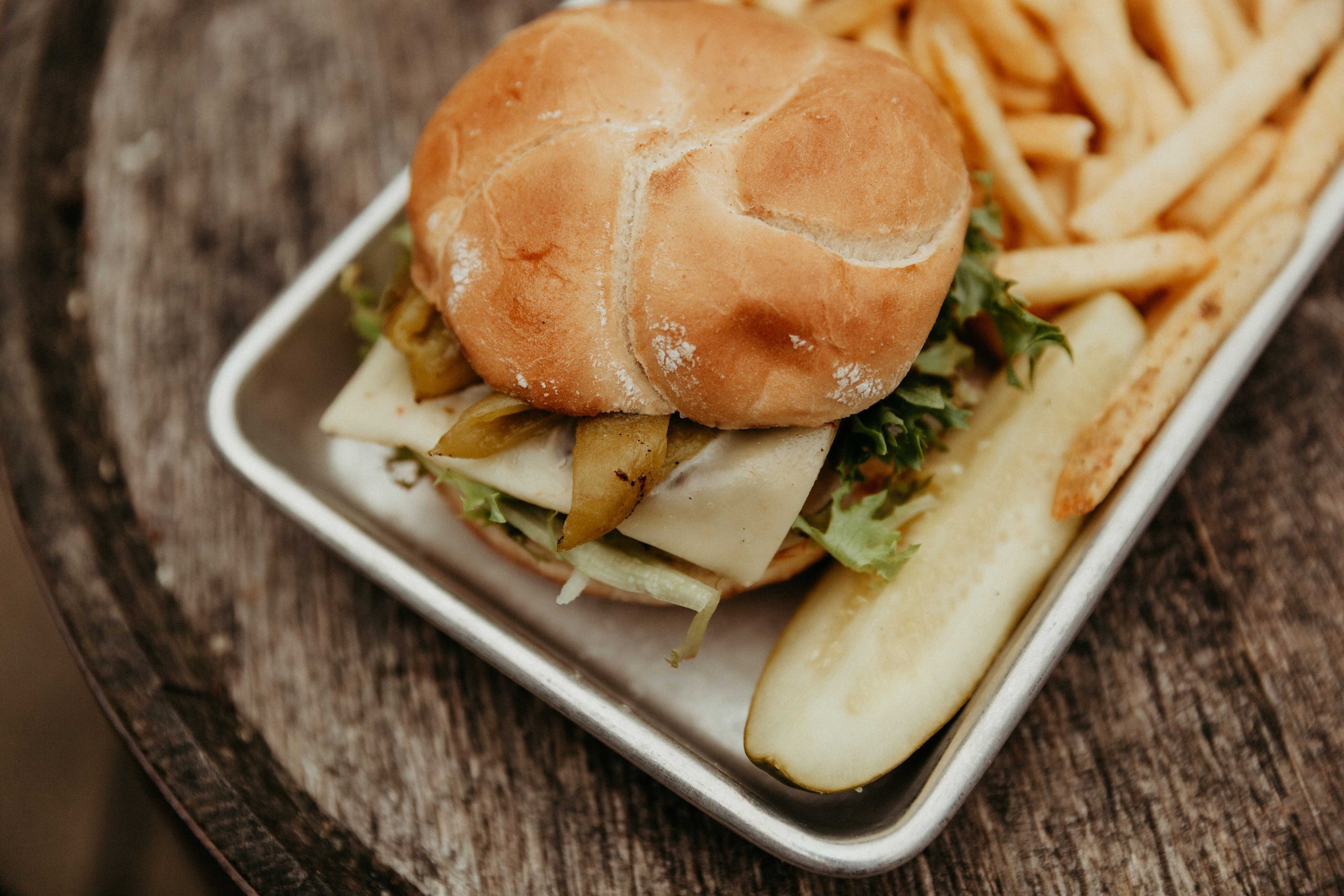 Anaheim Pepper Burger | Fort George TO-GO Orders